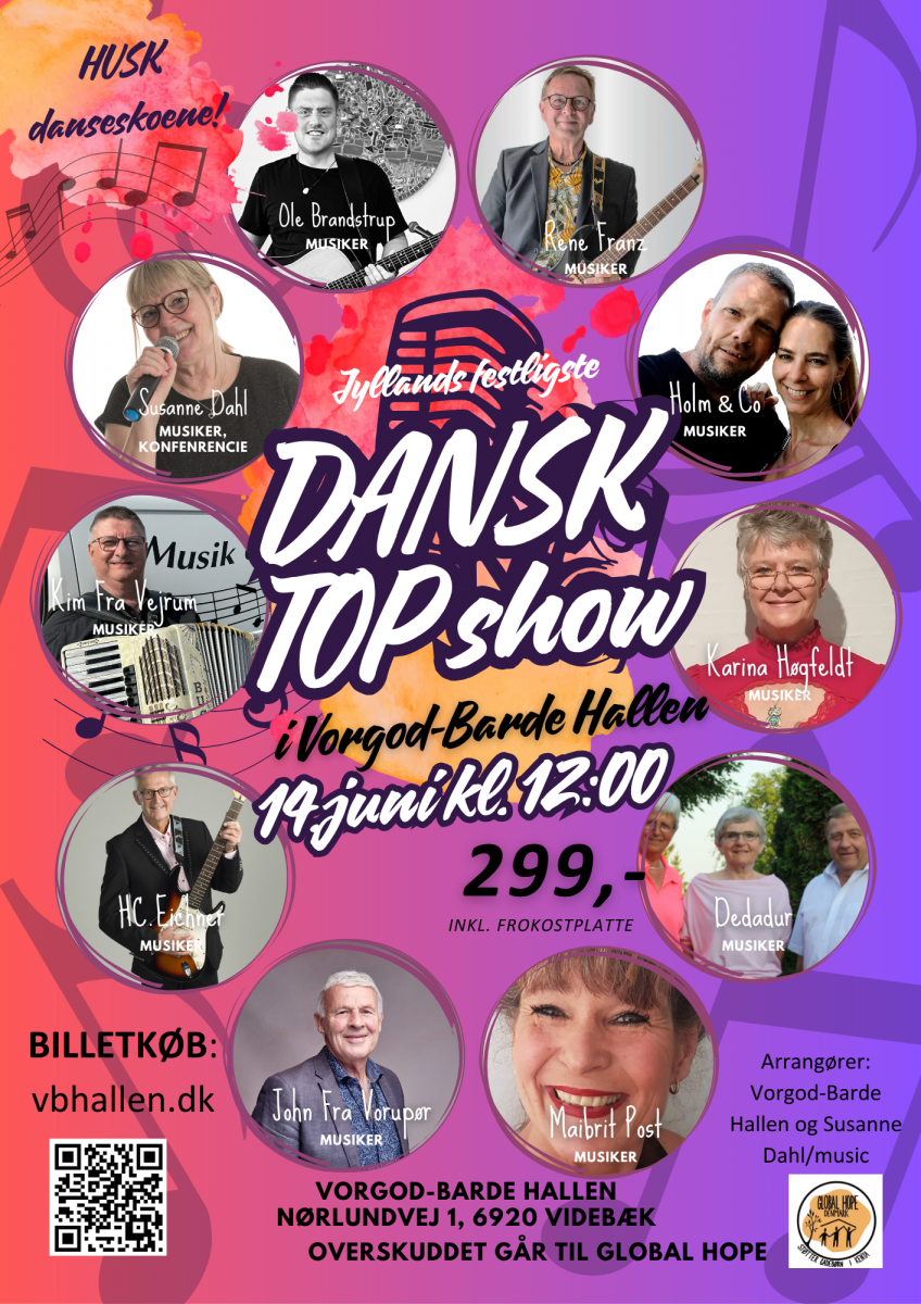 DANSK TOP SHOW | Vorgod-barde Hallen